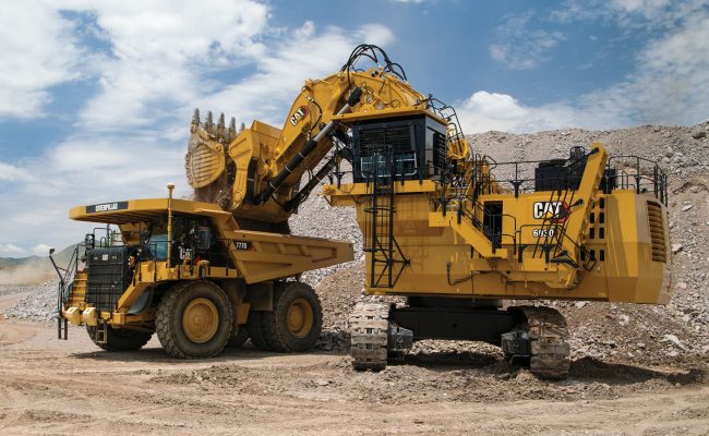 Presentan nueva pala minera hidráulica Cat 6030 - LATAM-MINING
